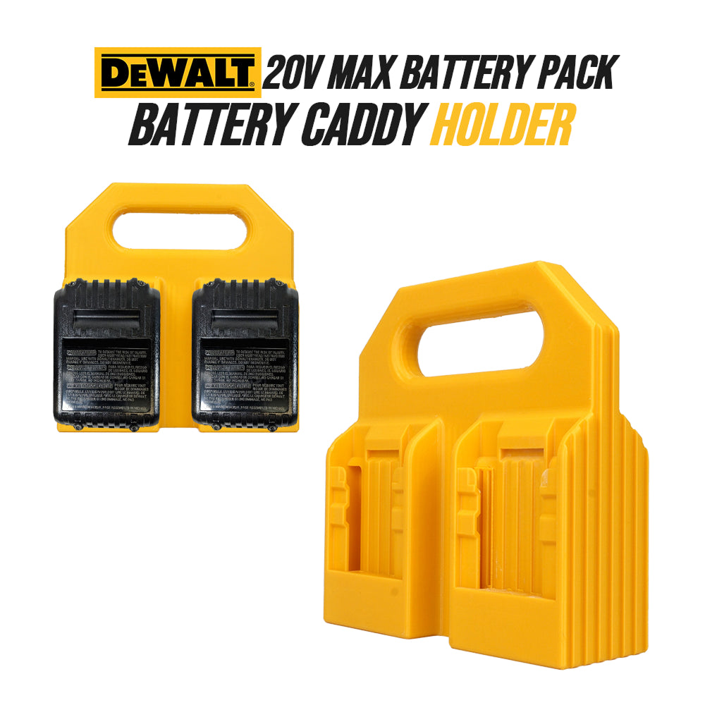 4 – Pack Battery Caddy Holder for DeWalt 20V/20V Max Batteries | PROTO ...