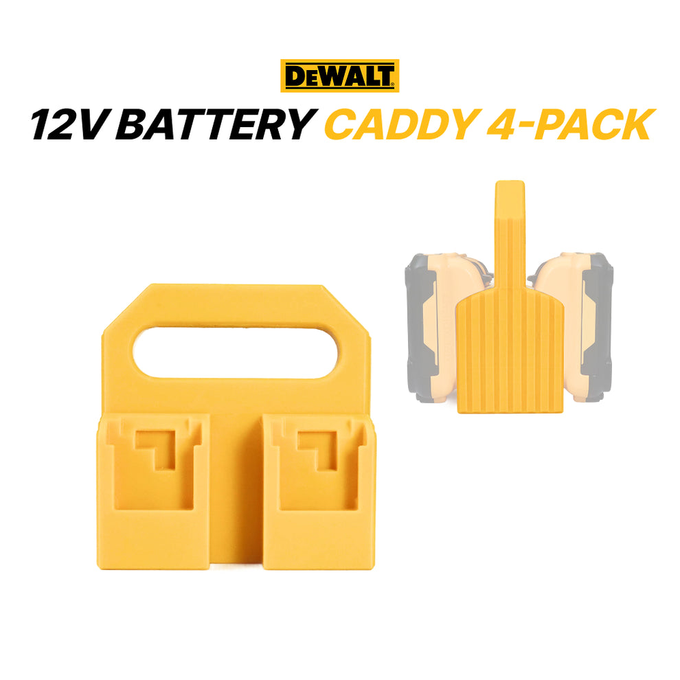 Secure 4 – Slot Battery Caddy for Dewalt 12V Batteries | PROTO MARKET